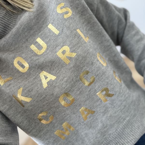 Pull Louis Karl coco MARC gris